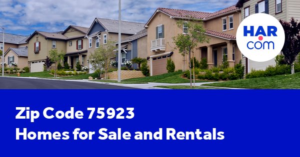 75923 Homes and Houses for Sale and Rent - HAR.com