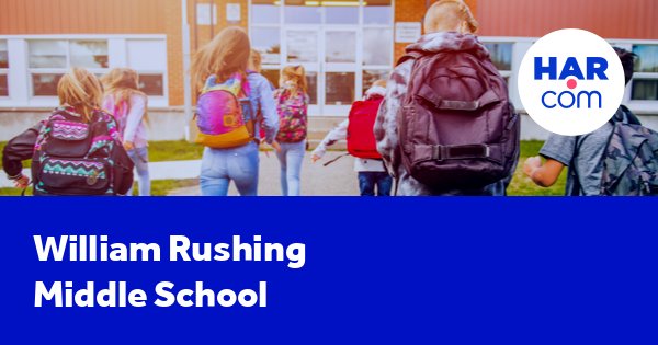 WILLIAM RUSHING Middle School Prosper, TX - HAR.com