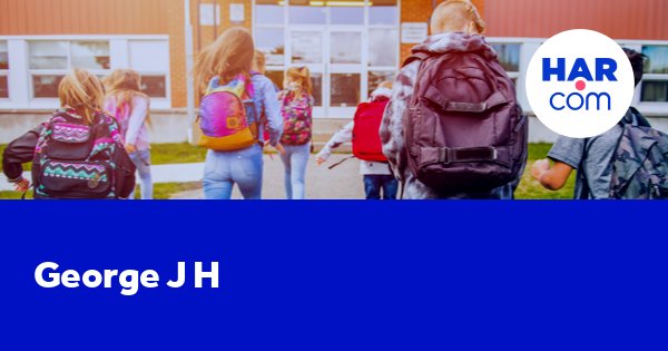 GEORGE Junior High School Rosenberg, TX - HAR.com